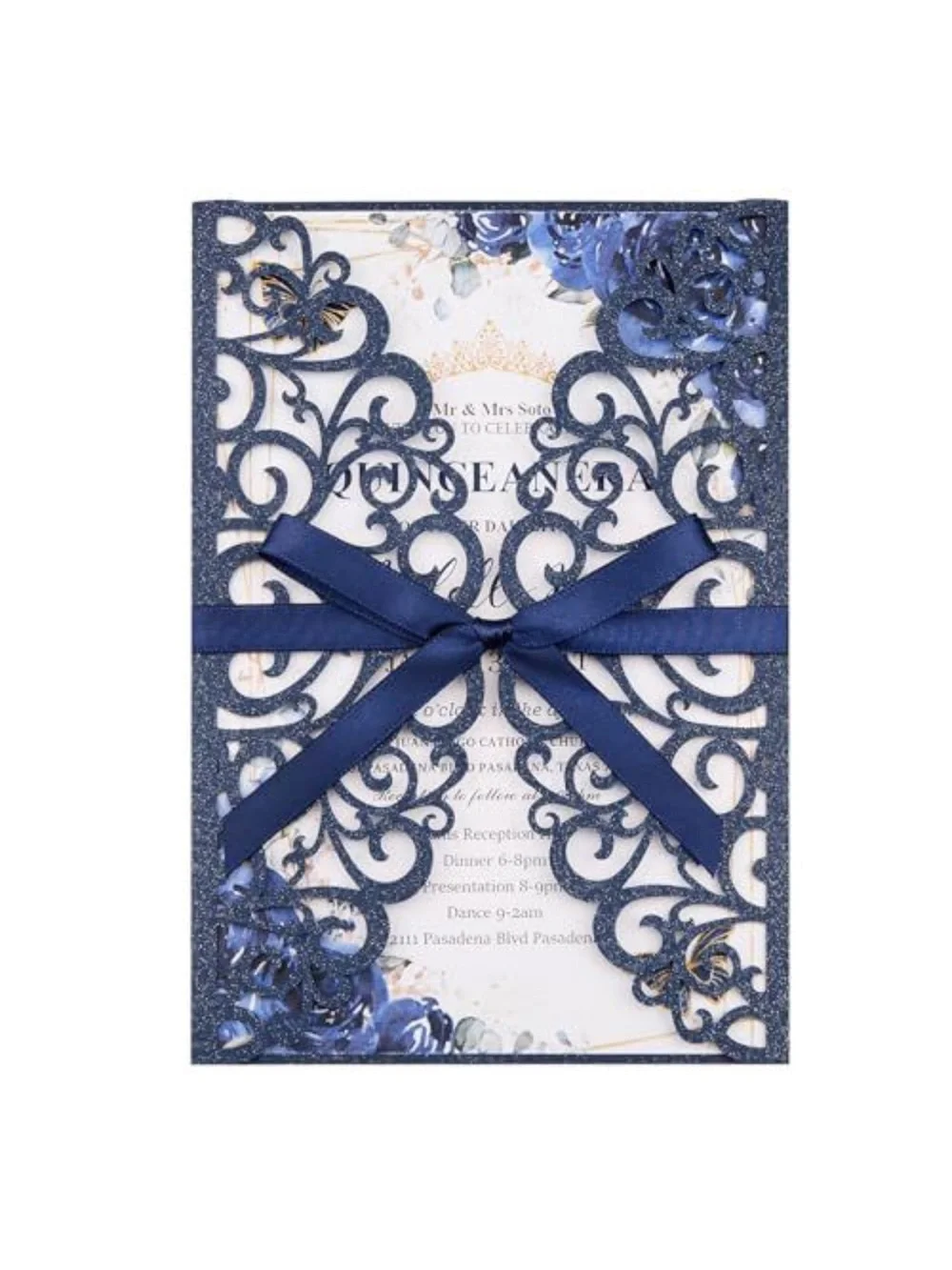 Mabbcoo | Party Supplies | Mabbcoo 5 Piece Invitations Wedding Navy ...